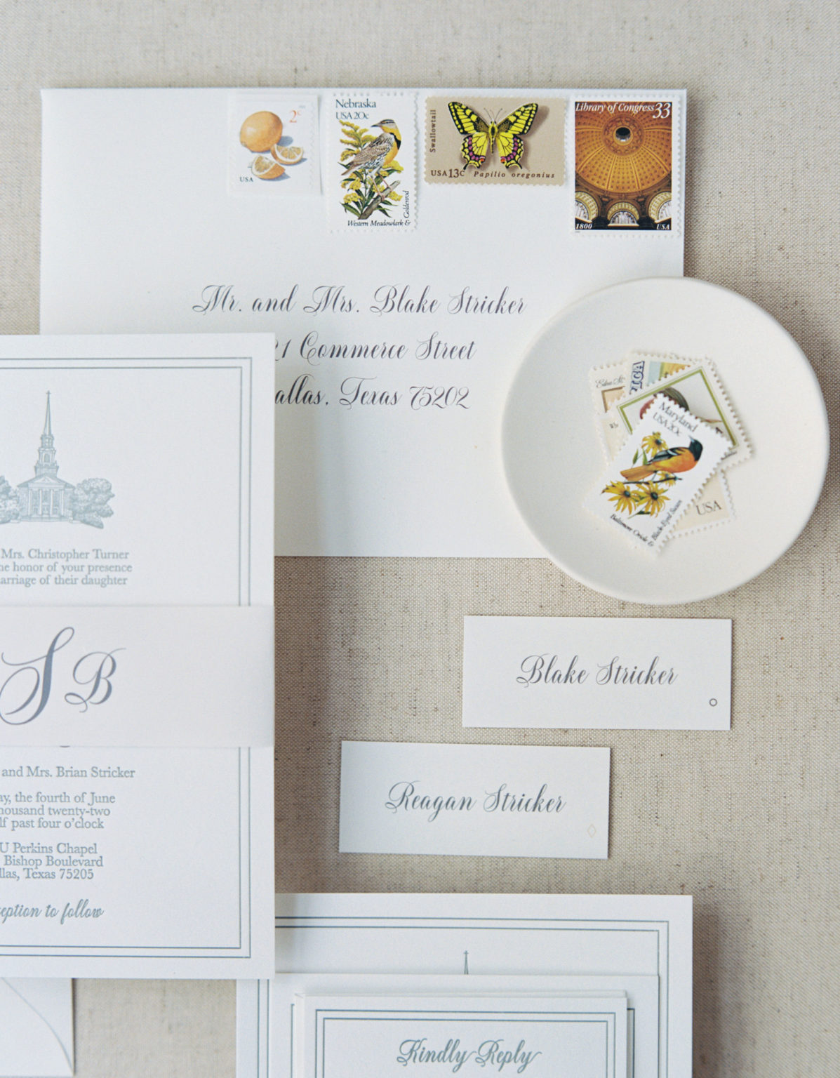 Black and White Wedding at The Adolphus Hotel • Alexa Kay Events