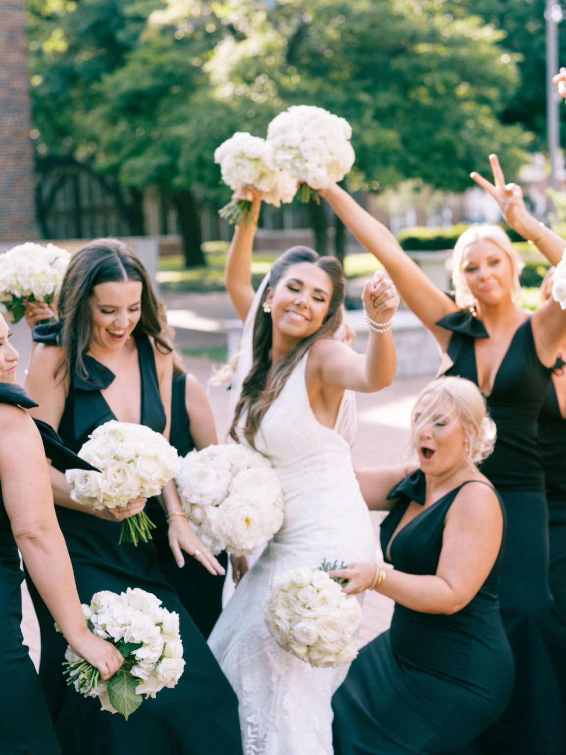 Black and White Wedding at The Adolphus Hotel • Alexa Kay Events