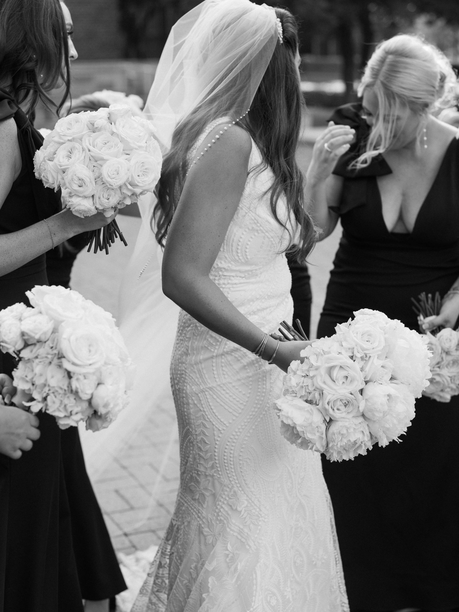 Black and White Wedding at The Adolphus Hotel • Alexa Kay Events