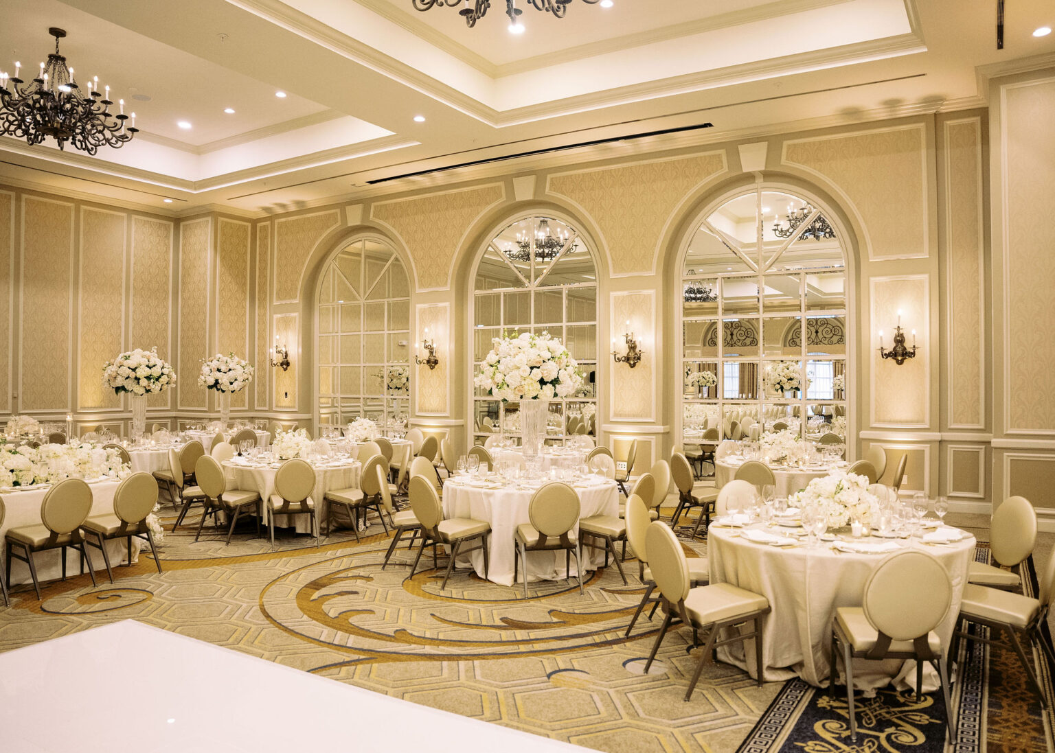 Monochromatic Wedding Renderings • Alexa Kay Events