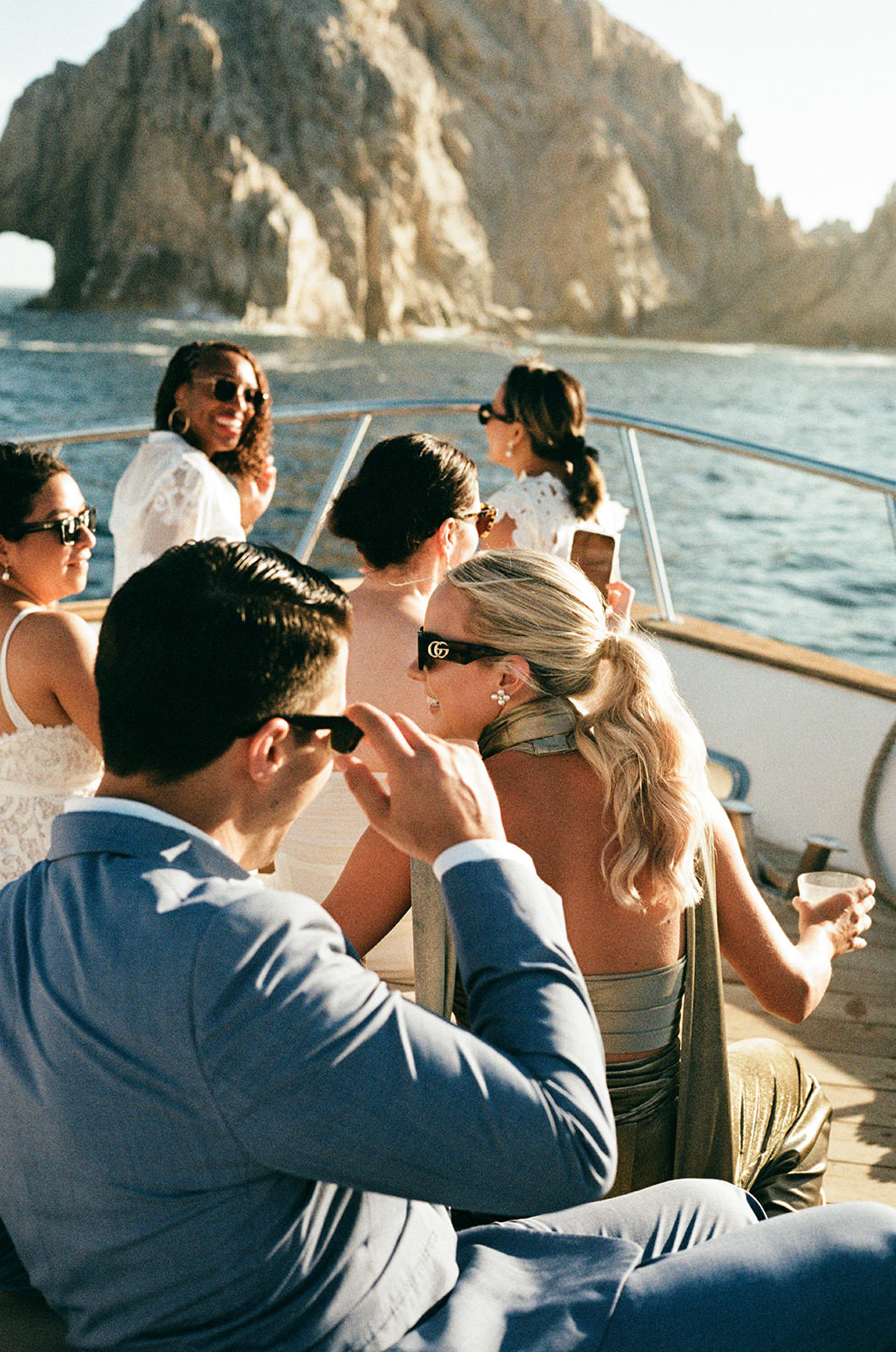 All-White Welcome Party Boat Ride in Cabo • Alexa Kay Events